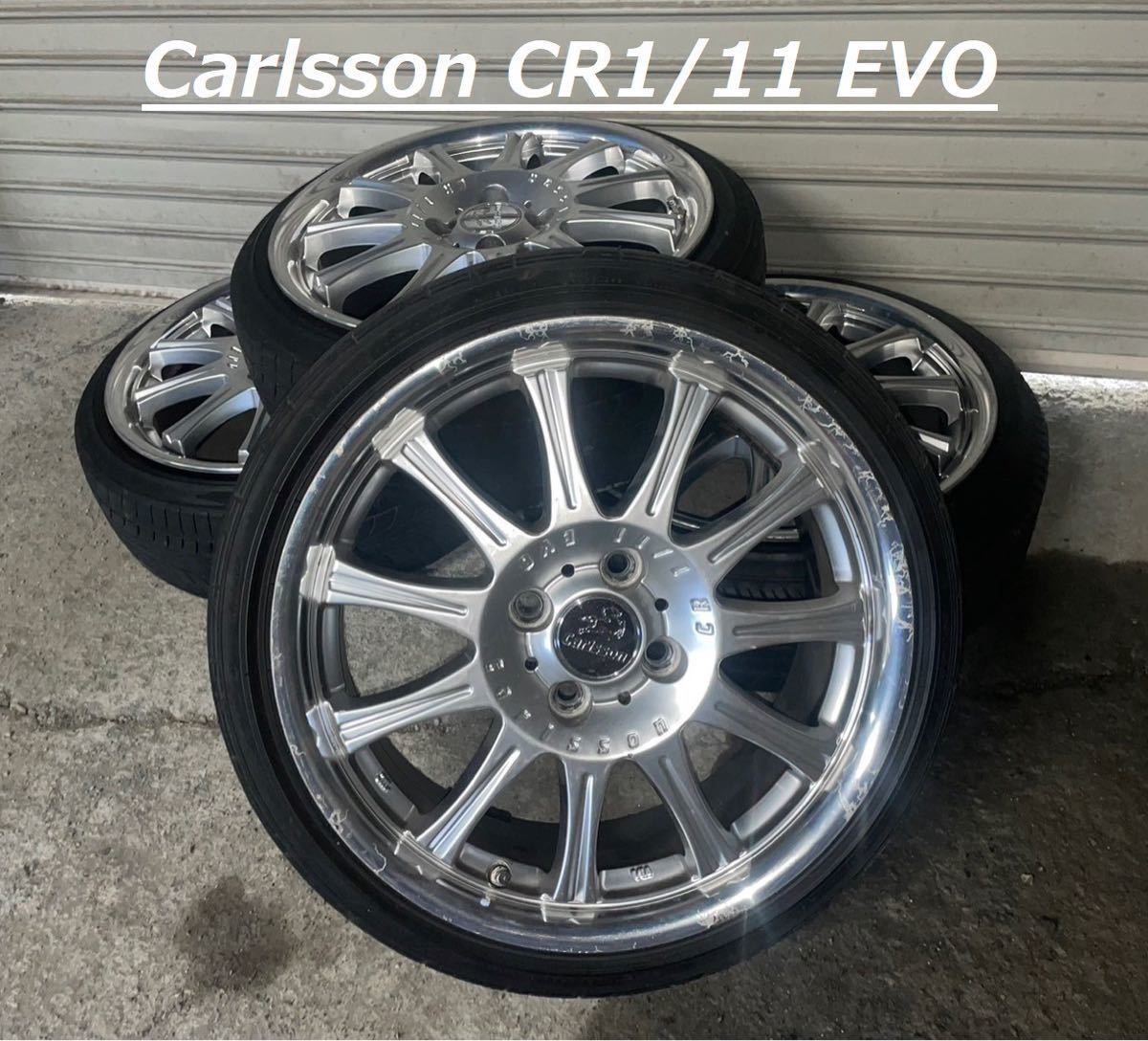 【傷や汚れあり】☆カールソン CR 1/11 EVO 16×6.5J 100 4本セット 165/45R16 送料無料 軽〜普通まで 希少 ...