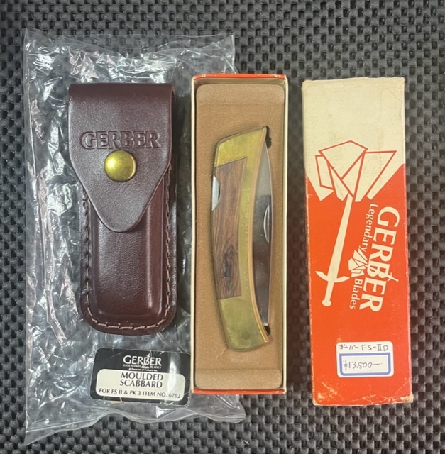 【未使用に近い】GERBER FSⅡD (フォールディングスポーツマン2D) #6201 GERBER製 革シース付き 【デッドストック品】の落札情報詳細 - ヤフオク落札価格検索 オークフリー