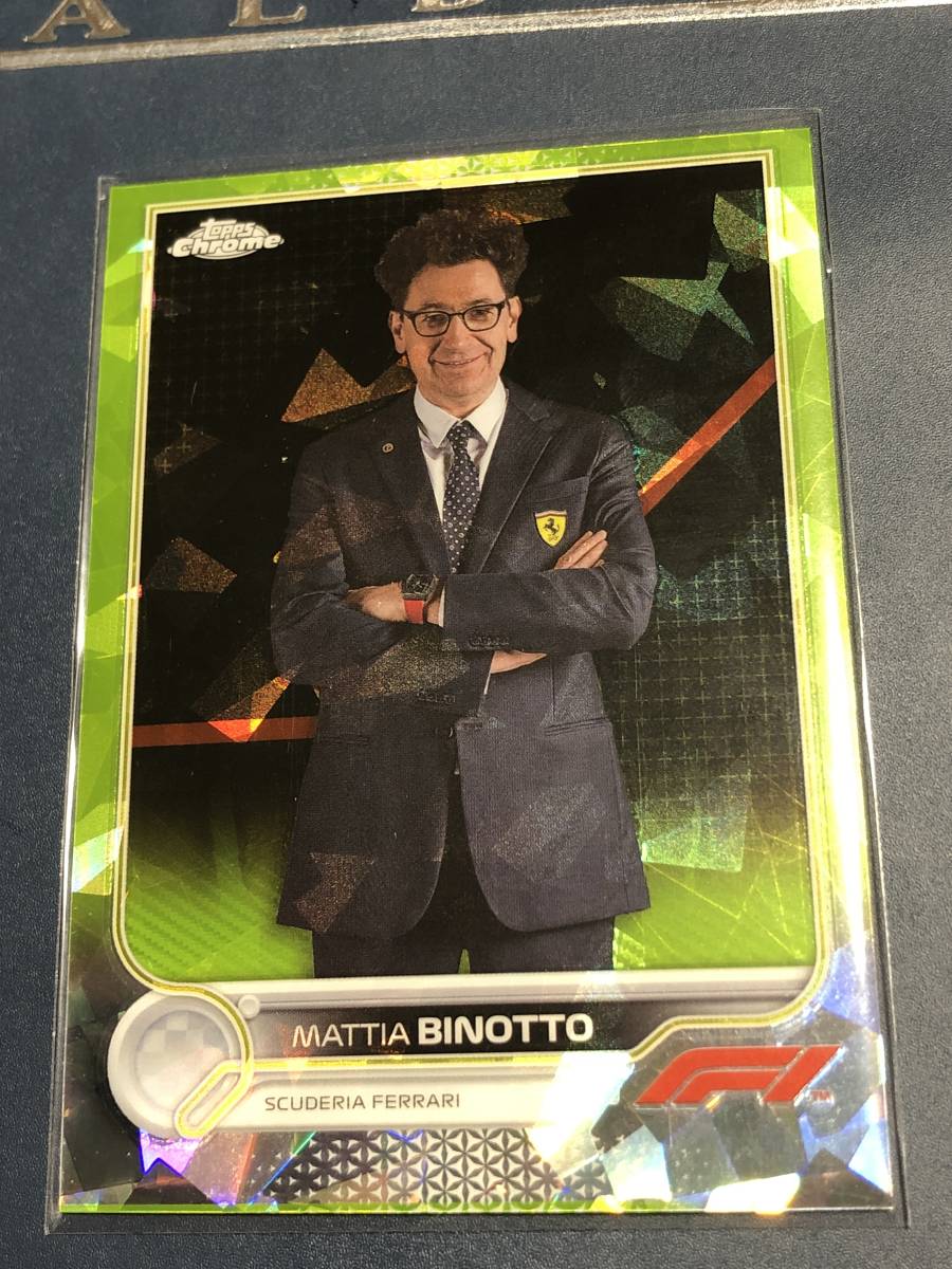 【目立った傷や汚れなし】2022 Topps Chrome Formula 1 F1 Sapphire Edition Mattia ...