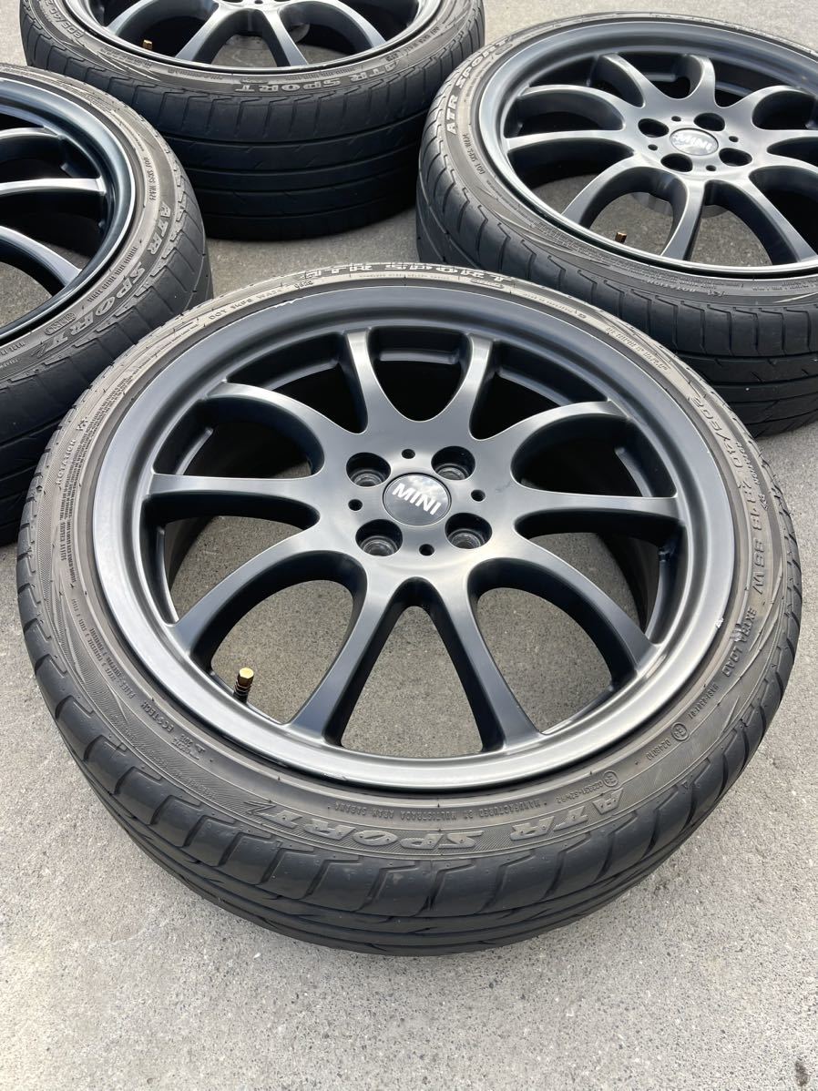 【目立った傷や汚れなし】売り切り! R55 R56 R57 BMW MINI ミニ JOHN COOPER WORKS 18インチ アルミ ...