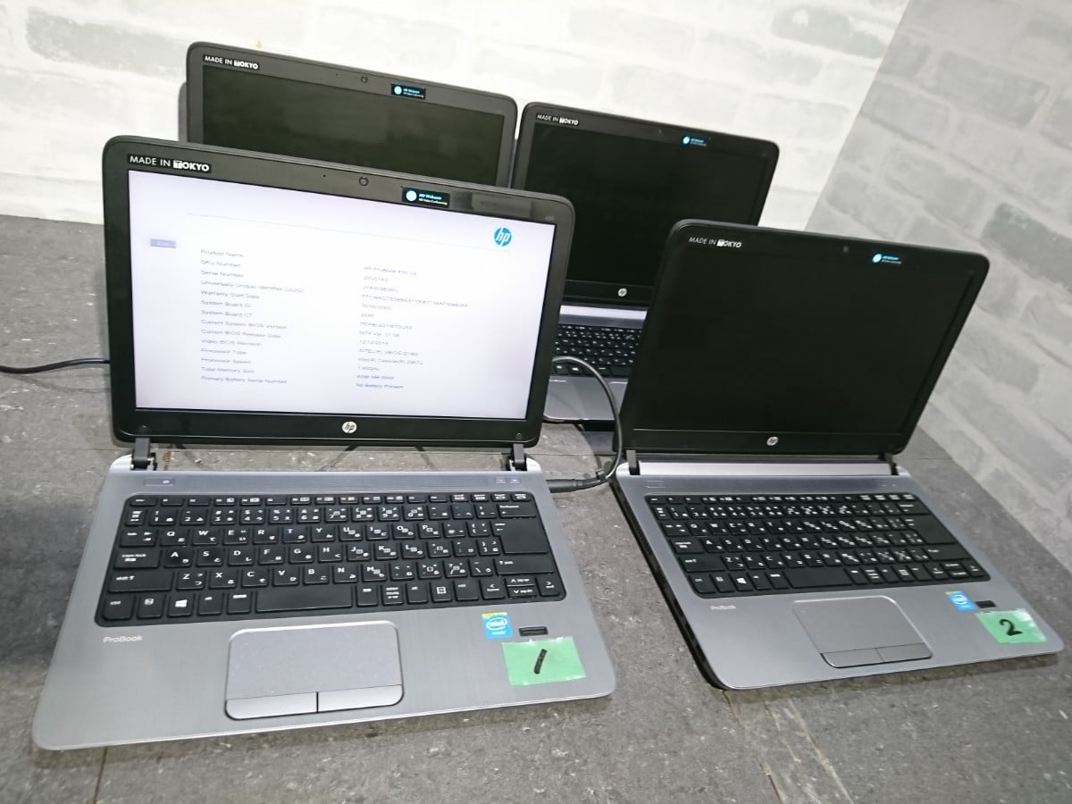 【傷や汚れあり】【現状品】管N110 hp Probook 430 G2 CPU celeron 2957U Bios起動OK HDD無し ...