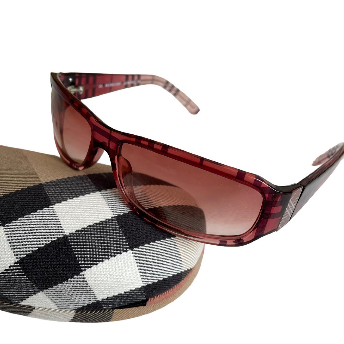 【目立った傷や汚れなし】BURBERRY バーバリー SAFILO ノバチェック サングラス B 8439 Z29DD 60 14 サングラス ピンク系 60 14の落札情報詳細 - ヤフオク ...