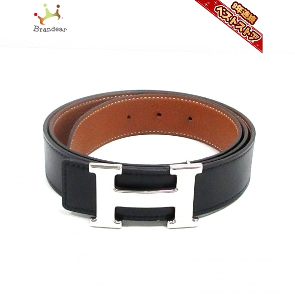 【やや傷や汚れあり】エルメス HERMES 100 Hベルト トゴ×ボックスカーフ ゴールド×黒 シルバー金具/リバーシブル/サイズ100 O ベルトの落札情報詳細 - Yahoo ...