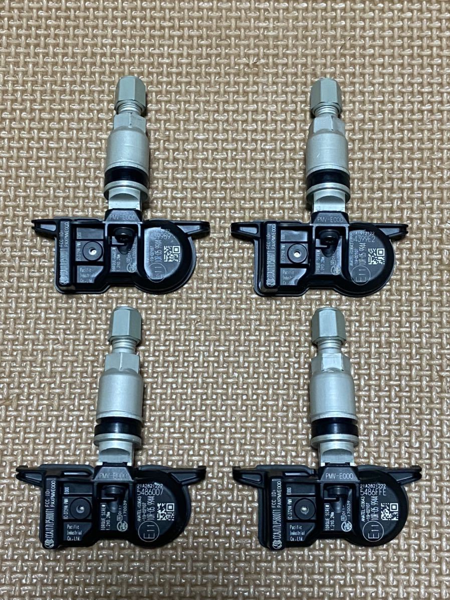 【目立った傷や汚れなし】送料無料 TPMS 空気圧センサー 4個 トヨタ GRヤリス 純正部品 PMV-E000 LS500h LC500h LX570 RX450h UX250h ...