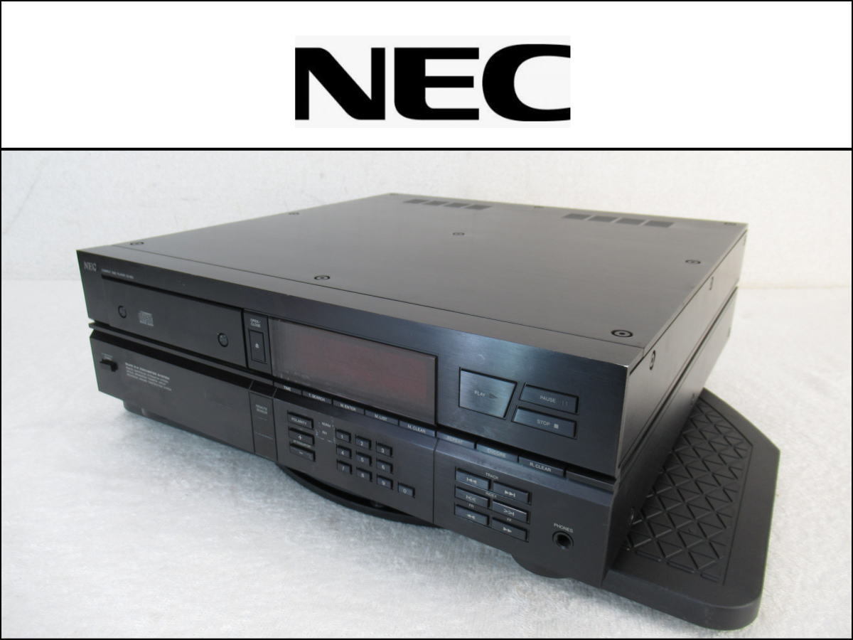 【やや傷や汚れあり】 NEC エヌイーシー コンパクトディスクプレイヤー CDプレイヤー CDデッキ オーディオ機器 CD-903 現状 の ...