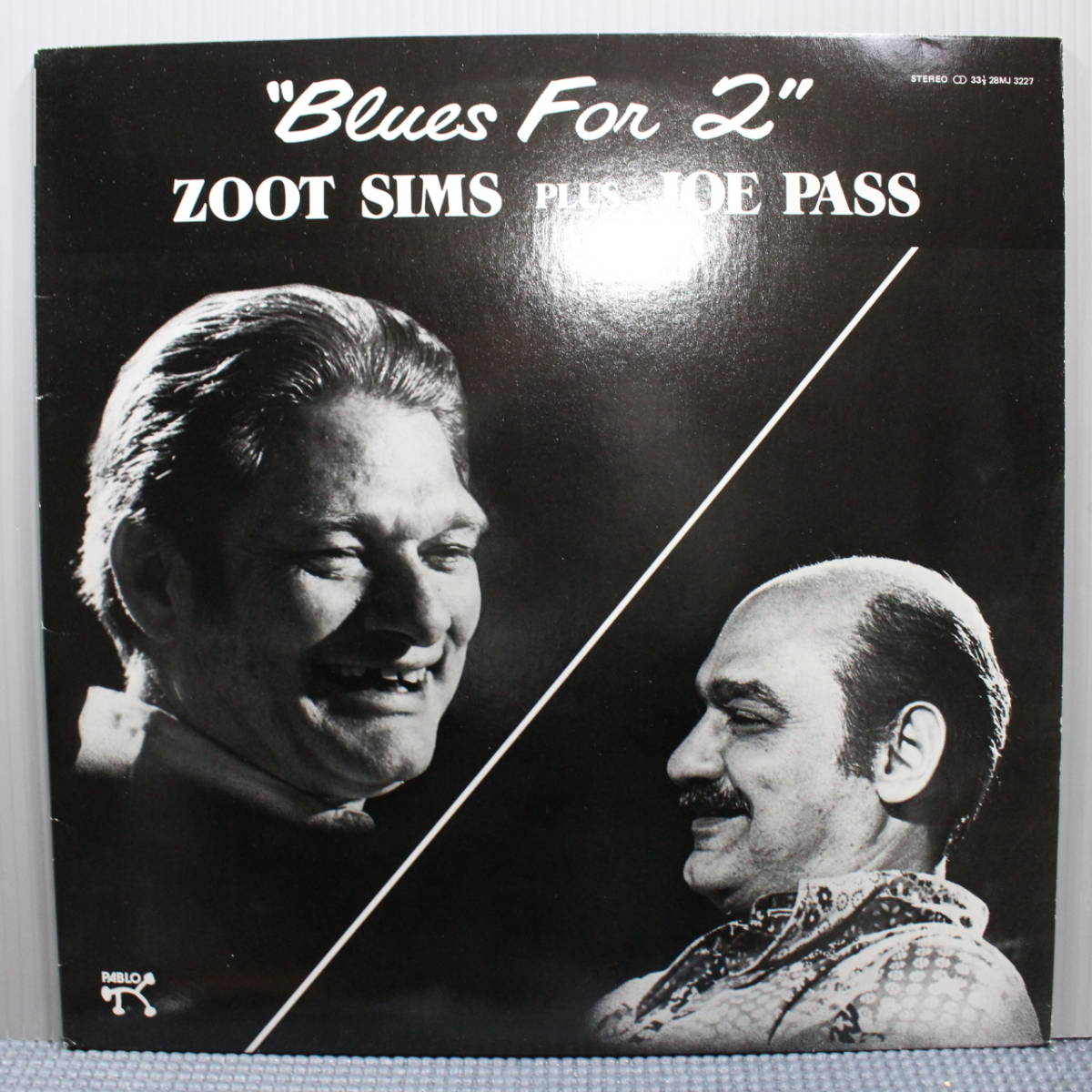 【やや傷や汚れあり】LP 国内盤 Zoot Sims Plus Joe Pass/Blues For 2/Pablo Records 28MJ ...