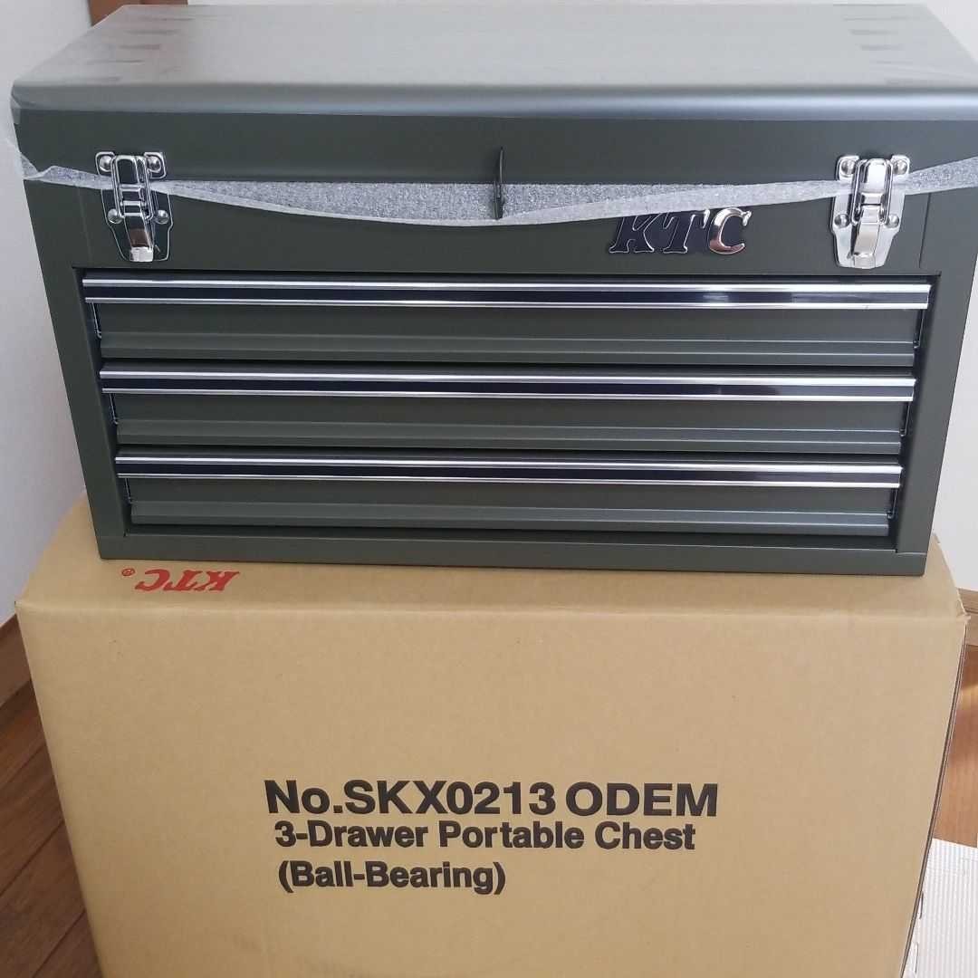 【未使用】KTC 3段引き出し 工具箱 チェスト トレー付き オリーブドラブ 新品 レアカラーの落札情報詳細 - ヤフオク落札価格検索 オークフリー