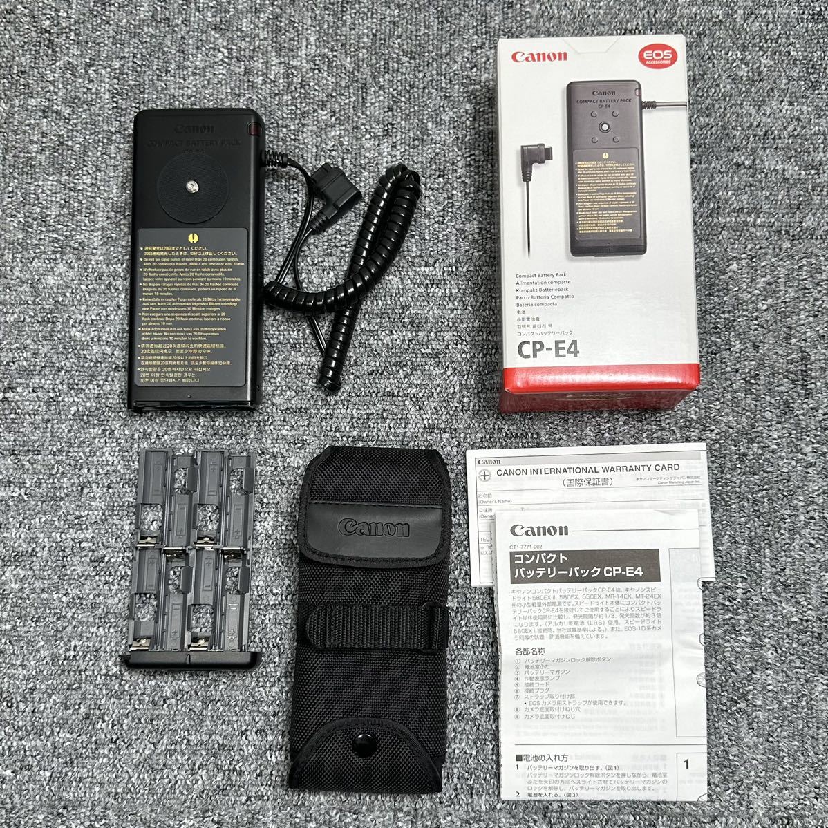 【未使用】【未使用】Canon コンパクトバッテリーパック CP-E4の落札情報詳細 - ヤフオク落札価格検索 オークフリー
