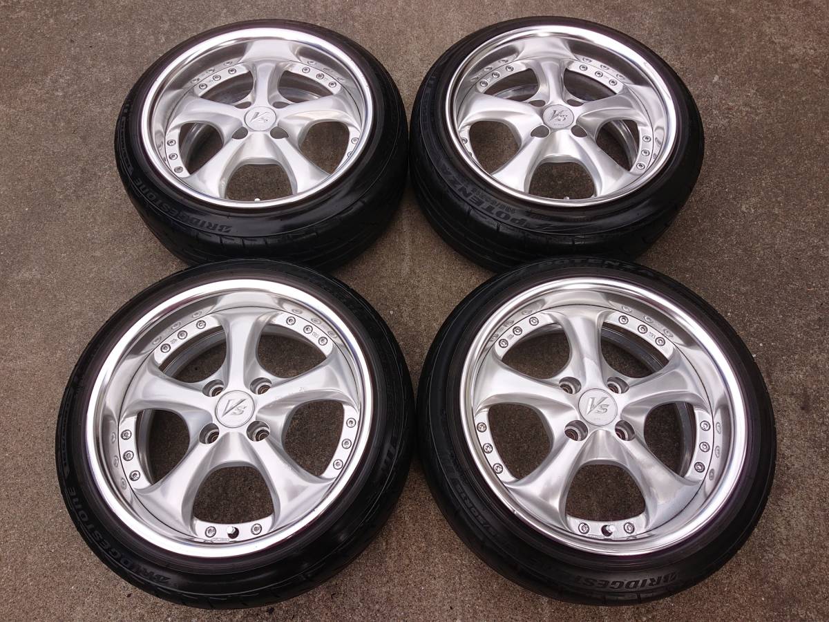 【傷や汚れあり】希少！深リム ！WORK ワーク VS-KF 15インチ 7J OFF+30 4H PCD100 Adisk 165/50R15 軽カーチューナーサイズ！アルト ミラ ...