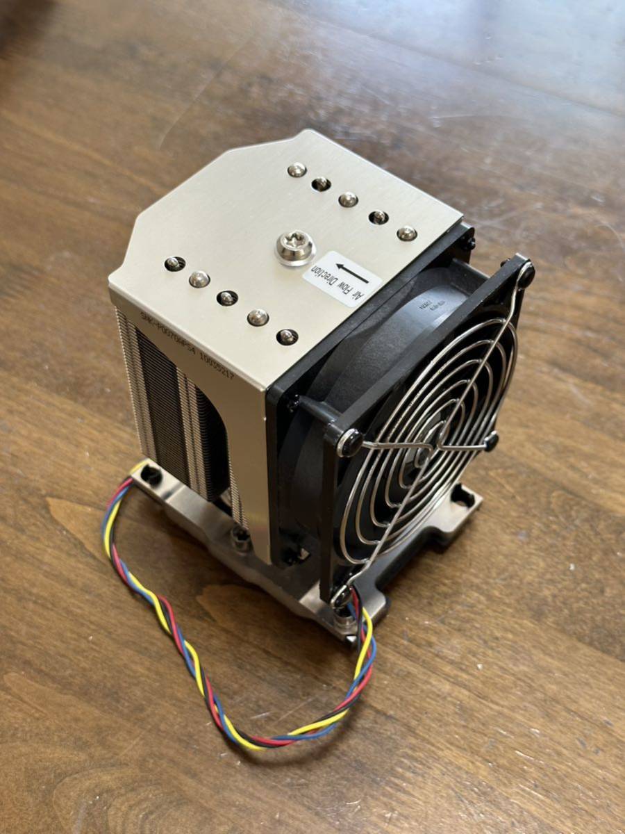 【目立った傷や汚れなし】★美品送無★SUPERMICRO LGA3647 CPUクーラー SNK-P0070APS4 92mm ファン ...