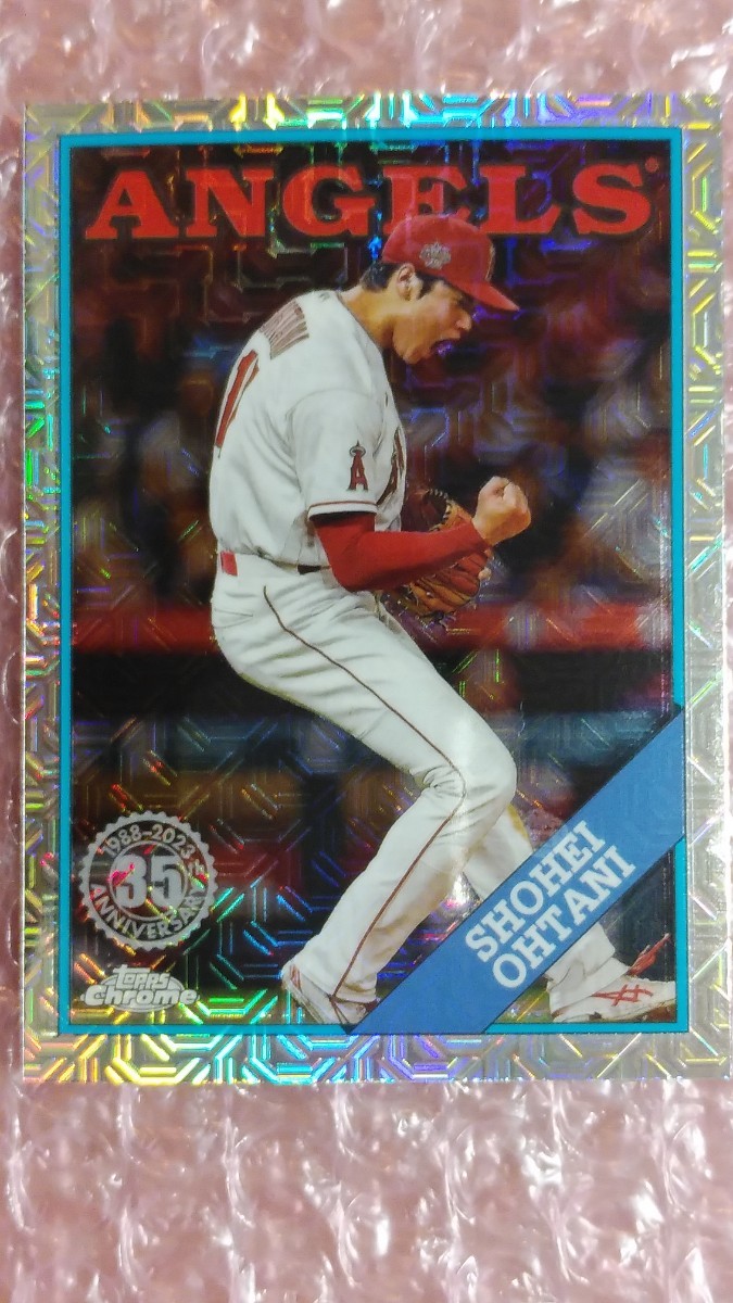 【傷や汚れあり】送料込即決 2023 Topps Series 1 1988 Topps Chrome Silver Pack T88C-27 Shohei Ohtani 大谷翔平 クローム ...