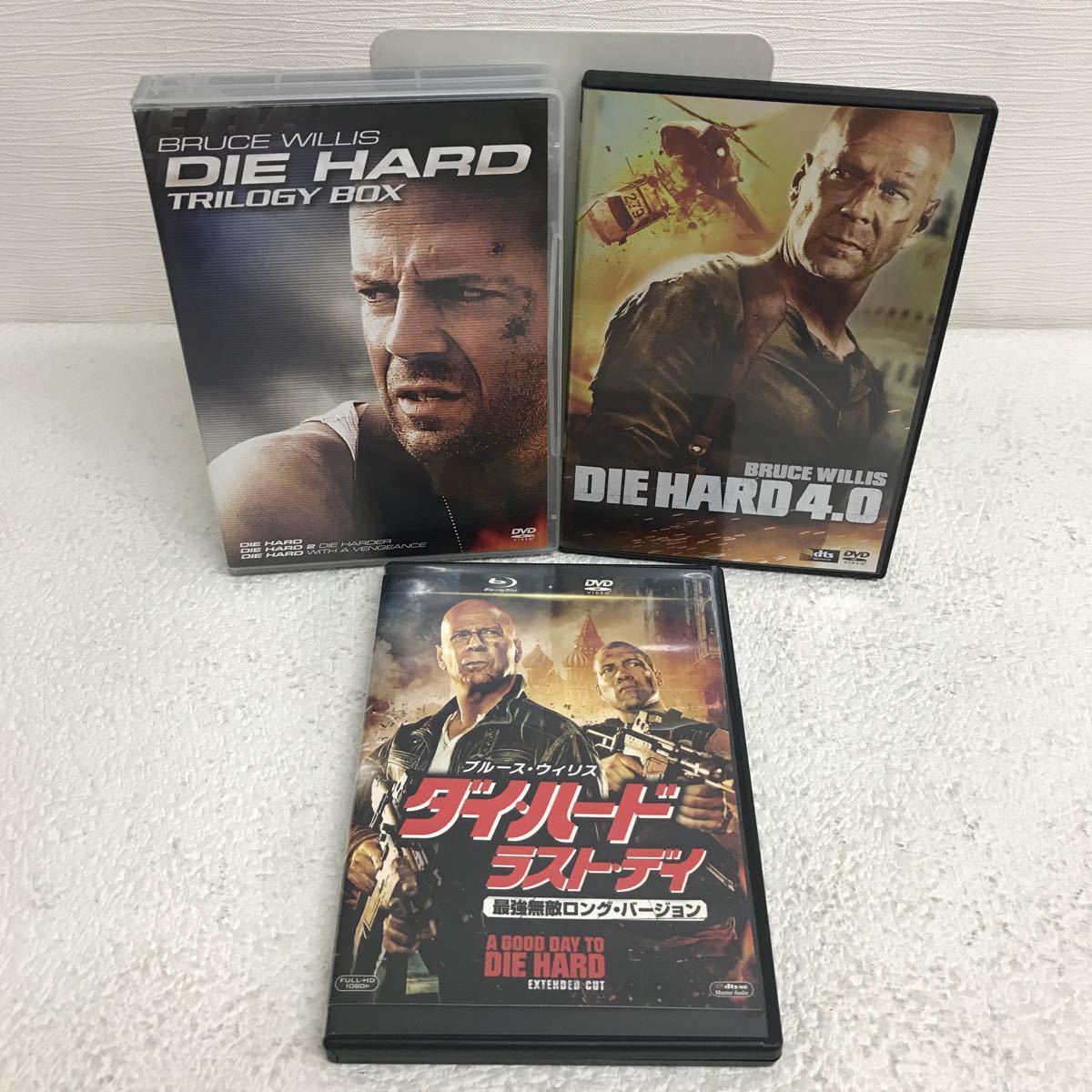 【やや傷や汚れあり】2/2 PY0601B ダイハード DIE HARD 1/2/3/4/5 DVD 3本セット セル版 日本語吹替 トリロジーBOX 4.0 ラスト・デイ 全話 全巻の落札 ...