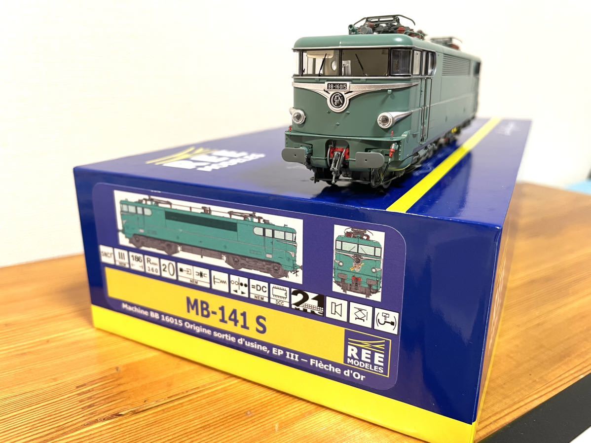 【目立った傷や汚れなし】REE MB-141S SNCF BB16015 EpⅢ DCC sound パンタグラフ自動昇降ファンクション付の ...