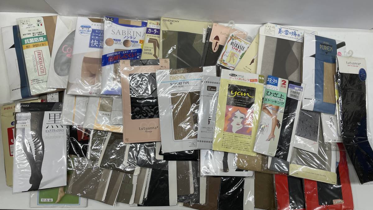 【未使用】★未使用品★ レディース パンスト まとめ売り 55足 インナー M～ll～ll ジバンシィチュチュアンナ他 ストッキング タイツ F0609 10の落札情報詳細 ヤフオク 