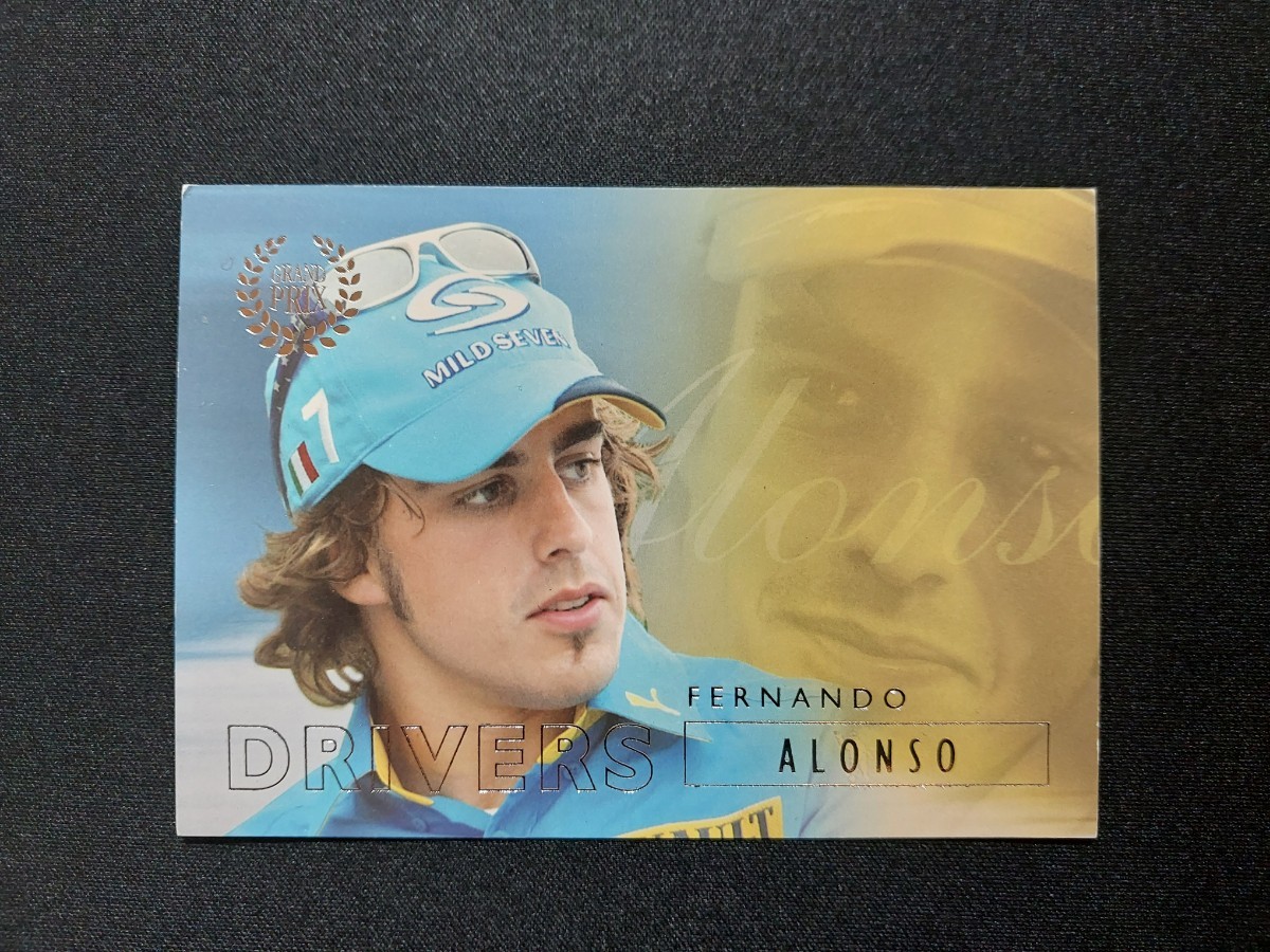 【目立った傷や汚れなし】Fernando Alonso F1 2005 Futera Grand Prix Pace クリアカード ...
