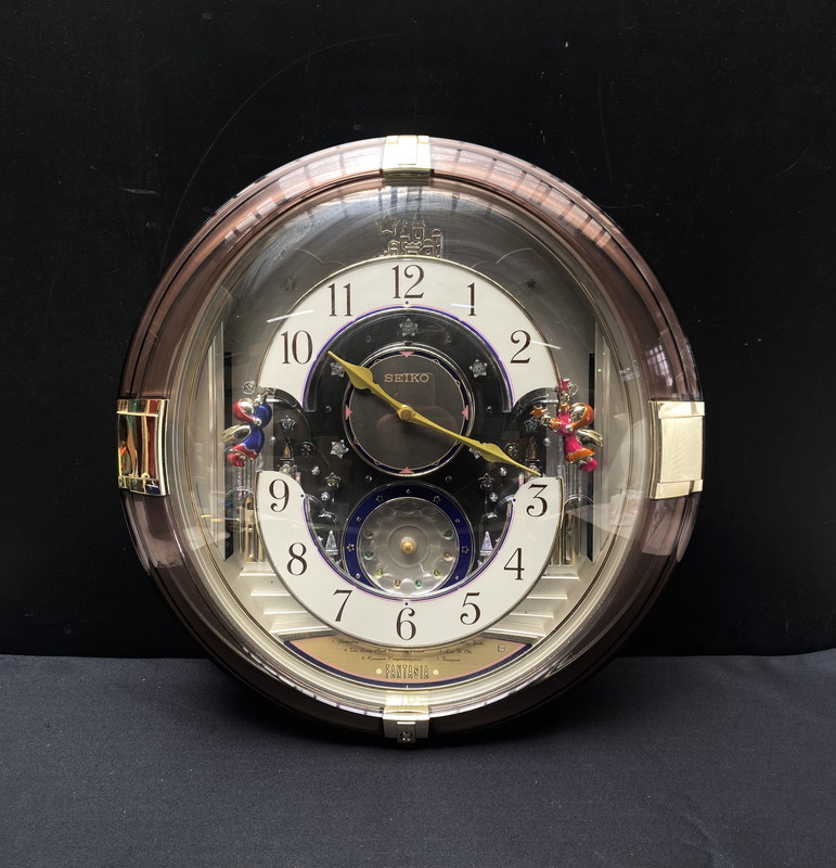 【傷や汚れあり】 送料無料 SEIKO セイコー FANTASIA ファンタジア からくり時計 RE549G ハイファイ音源 Hi-Fi 掛 ...