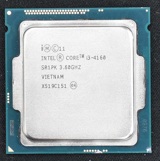 【目立った傷や汚れなし】Intel Core i3-4160 SR1PK LGA1150 Socket1150 Haswell 動作確認済 ...