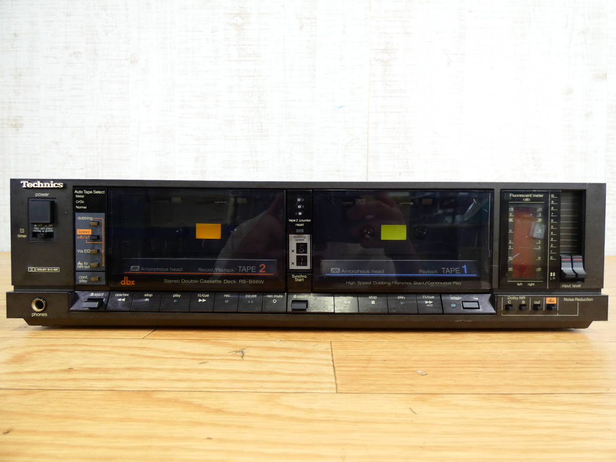【傷や汚れあり】S) Technics テクニクス RS-B66W ステレオカセットデッキ 音響機器 オーディオ ※ジャンク/通電OK！ @100 (6)の落札情報詳細 - Yahoo ...