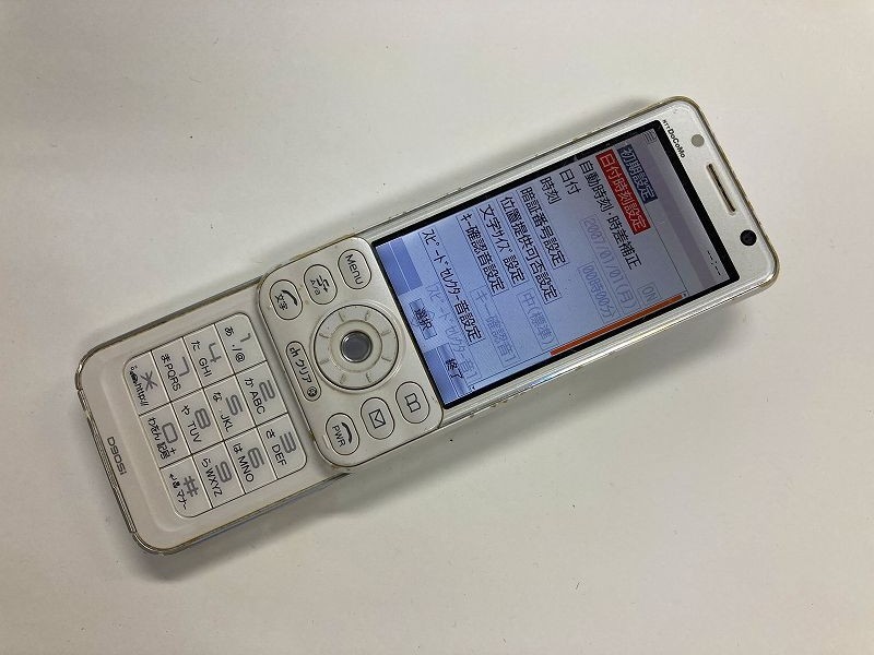 【中古】AC126 docomo FOMA D905i ナチュラルホワイトの落札情報詳細 - ヤフオク落札価格検索 オークフリー