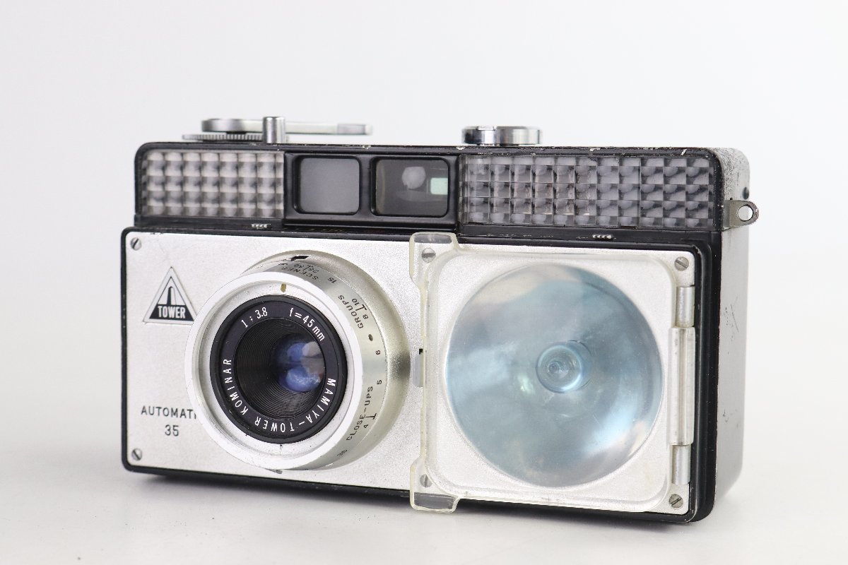 【傷や汚れあり】Mamiya マミヤ Tower Automatic 35 フィルムカメラ Mamiya-Tower Kominar 45mm ...