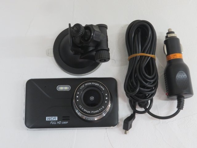 【傷や汚れあり】★WDR FULL HD 1080P ドライブレコーダー カー用品 車載ケーブル/ブラケット付き USED 80986★！！の ...