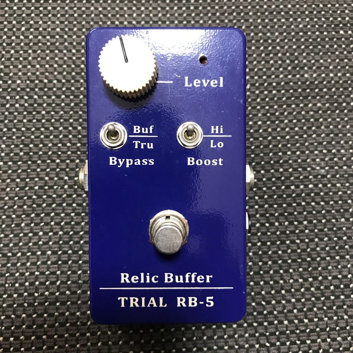 【やや傷や汚れあり】TRIAL RB-5 Relic Buffer ギターエフェクターの落札情報詳細 - ヤフオク落札価格検索 オークフリー