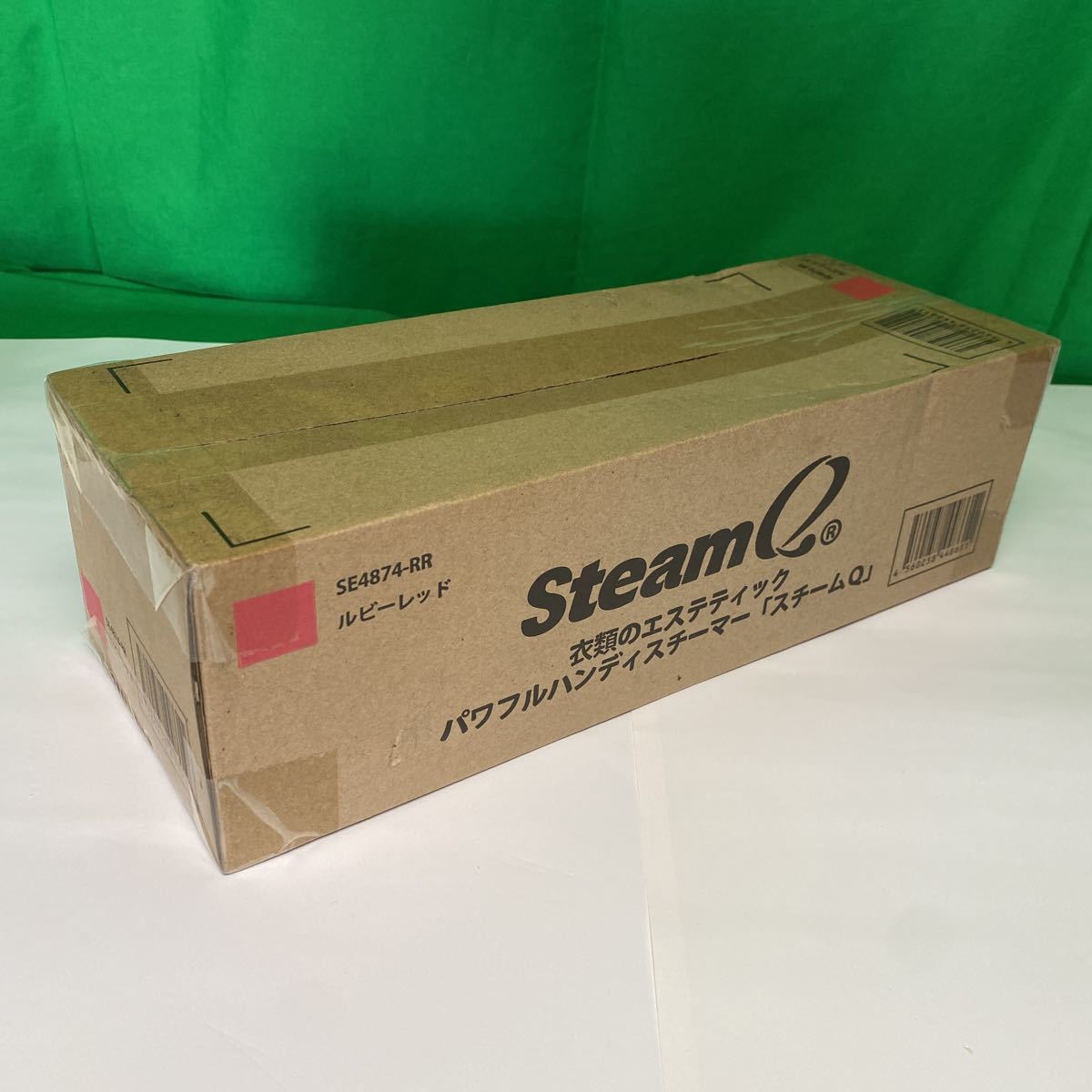 【未使用】steamQ 衣類のエステティック パワフルハンディスチーマー スチームQ SE4874-RR ルビーレッド アイロン[N2288]の落札情報詳細 - ヤフオク落札価格検索 オークフリー