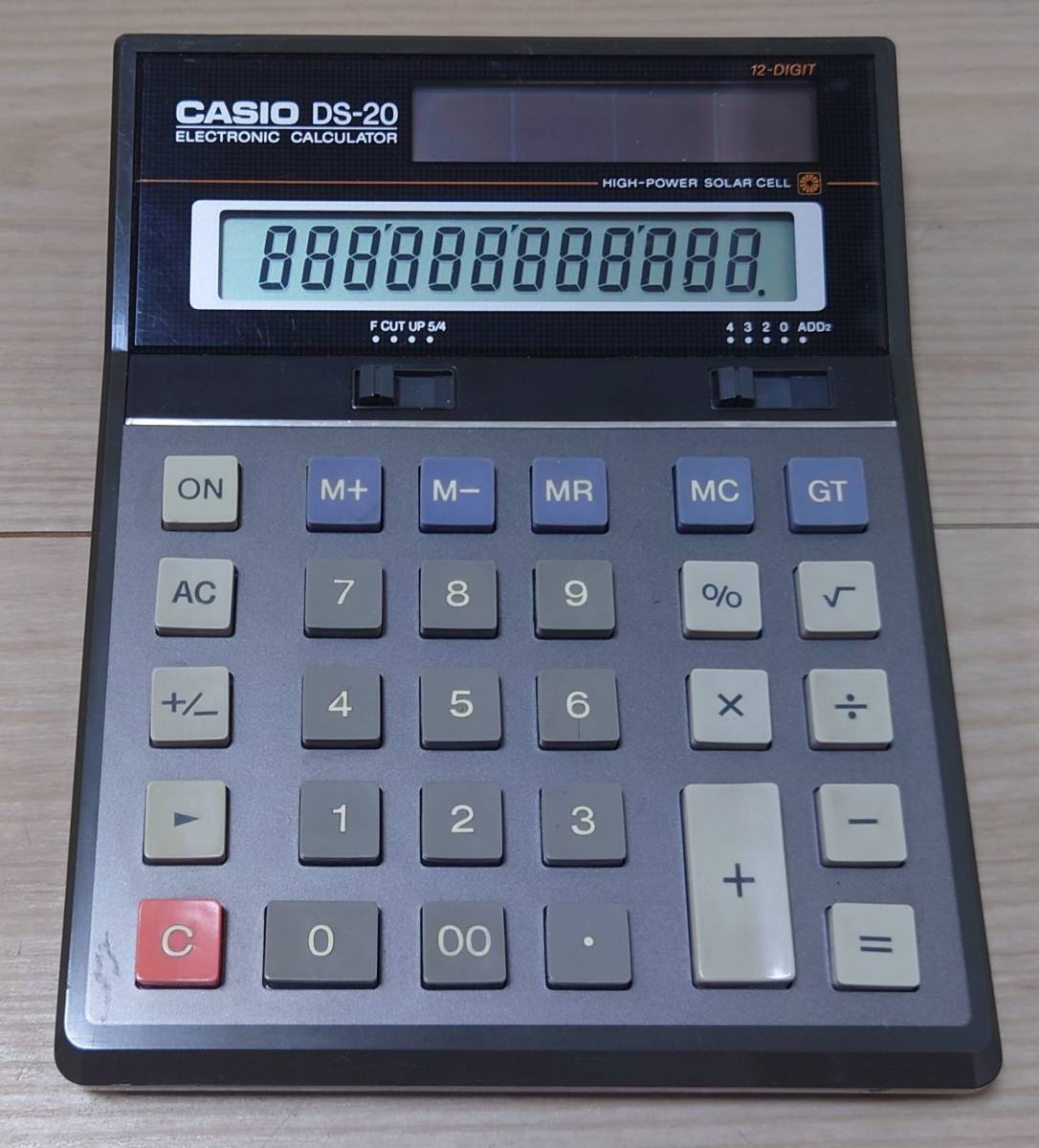 【やや傷や汚れあり】送料無料 動作確認済 カシオ CASIO DS-20 12桁 計算機 ソーラー電卓 ELECTRONIC CALCUATOR 12-DIGIT 匿名配送の落札情報詳細 ...