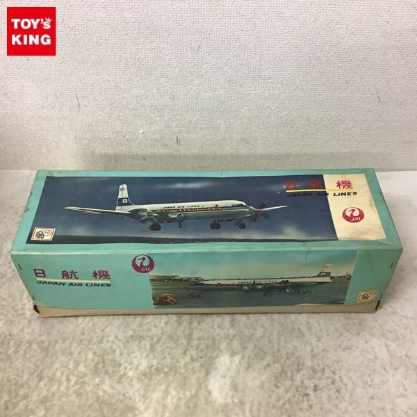 【傷や汚れあり】1円〜 アサヒ玩具 JAL 日本航空 ダグラス DC-7C ブリキ 飛行機の落札情報詳細 - ヤフオク落札価格検索 オークフリー