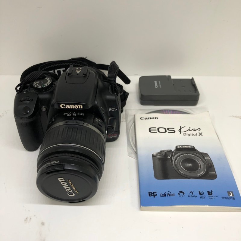 【傷や汚れあり】CANON キャノン デジタル一眼レフカメラ EOS Kiss Digital X EF-S 18-55mm 1:3.5-5.6 USM 230719SK110070の落札情報 ...