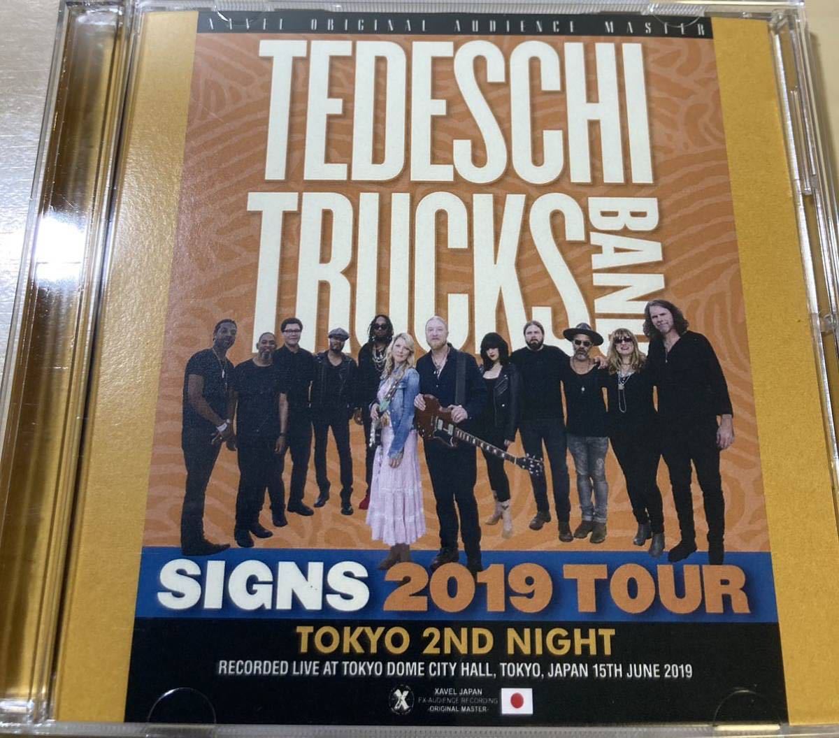 【未使用】送料無料 TEDESCHI TRUCKS BAND (2CD＋ボーナス) -SIGNS 2019 TOUR- Tokyo 2nd ...