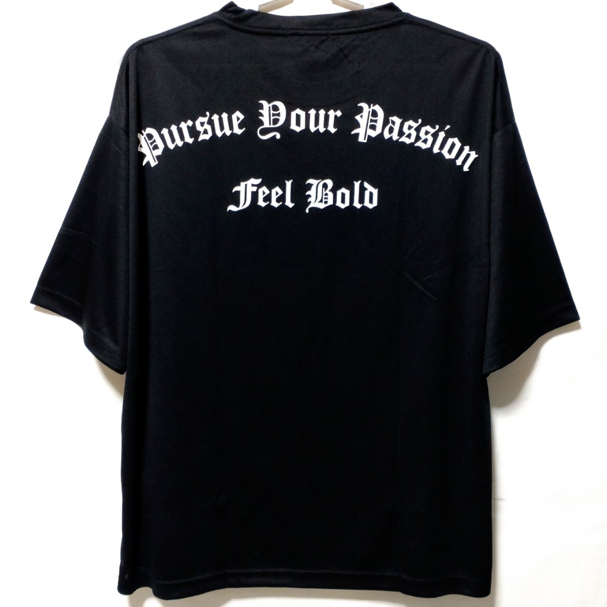 【未使用】特価/未使用【サイズ=4L(3XL)】英字バックプリント/メンズ/半袖/Tシャツ/胸囲=110～118cm/black×grayムラ染②の落札情報詳細 - ヤフオク落札価格検索 オークフリー