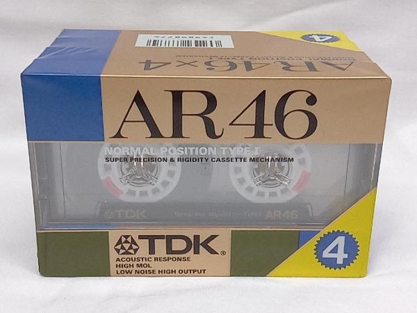【全体的に状態が悪い】【ジャンク 未開封品】 TDK カセットテープ AR-46 4本パック AR-46X4G TYPE1 NORMAL ...