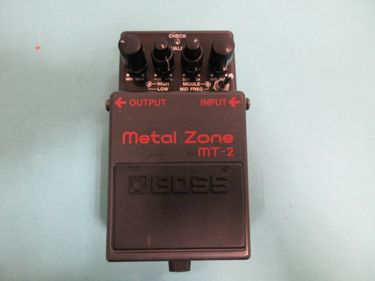 【傷や汚れあり】156)BOSS Metal Zone MT-2 エフェクター Mod品/カスタム品 ジャンクの落札情報詳細 - ヤフオク落札 ...
