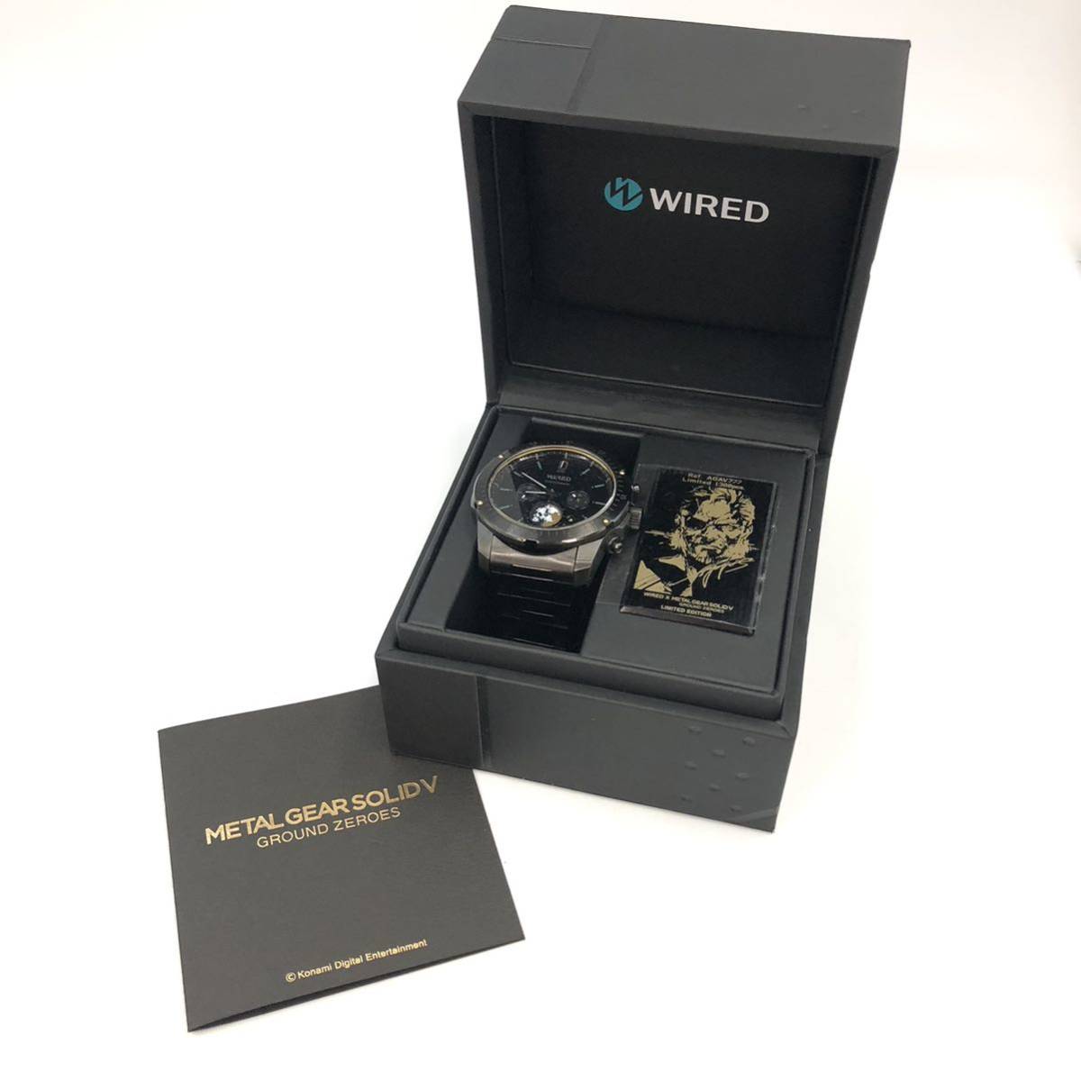 【傷や汚れあり】8/23DT-G516★ WIRED×METAL GEAR SOLID V:GROUND ZEROS ★ワイアード メタルギア ...