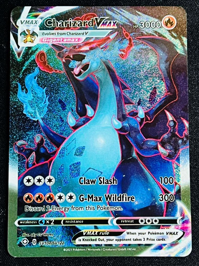 【未使用に近い】ポケモンカード海外版【リザードンVMAX】SR Charizard - G-Max Wildfire ソード&シールドHP3000の落札情報詳細 - Yahoo!オークション ...
