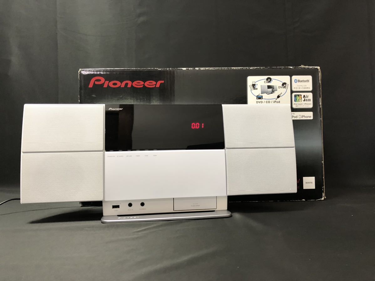 【傷や汚れあり】8^63 動作品 Pioneer パイオニア スタイリッシュAVミニコンボ X-SMC2-W ホワイト 電源コード、リモコン、取扱説明書付属の落札情報詳細 - Yahoo ...