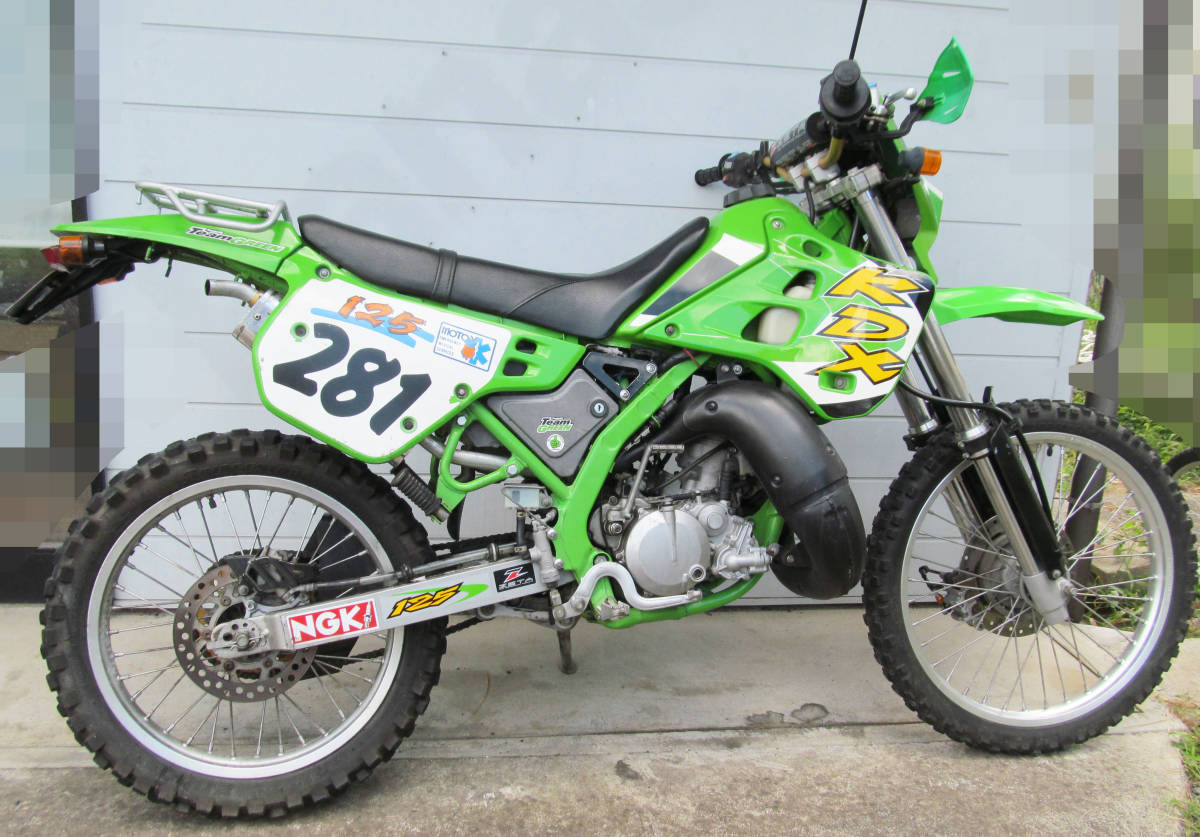 【傷や汚れあり】岡山発 KDX125 DX125A A5 自賠付き RSVサイレンサー 動画あり 実働 車体 検） KLX Dトラッカーの落札情報詳細 - ヤフオク落札価格検索 オークフリー