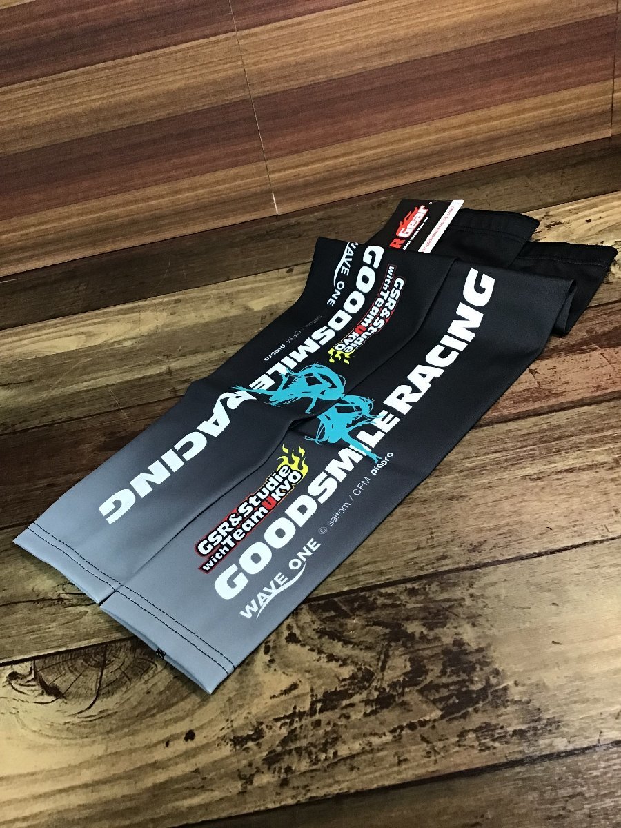 【未使用】HC460 ウェイブワン WANE ONE アームカバー 黒 L GOODSMILE RACING レーシングミク 2013Ver ...