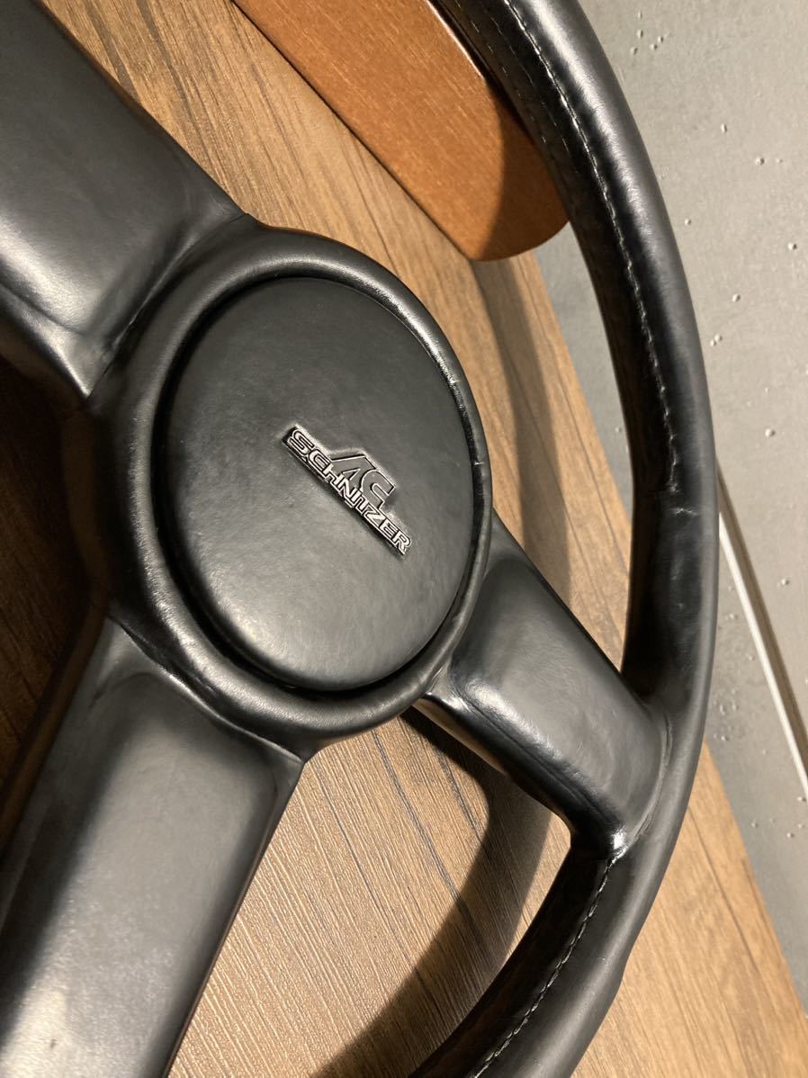 【傷や汚れあり】希少 AC SCHNITZER ATIWE ステアリング BMW E30E36E28E34E24E32M3M5M6 当時物 旧車 MOMOモモ ALPINA ACシュニッツァー ...