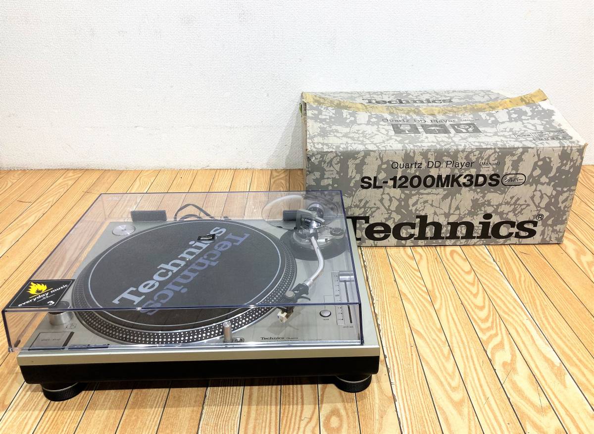 【傷や汚れあり】AA08540【現状品】Technics テクニクス SL-1200MK3D ターンテーブル / STANTON 500 ...