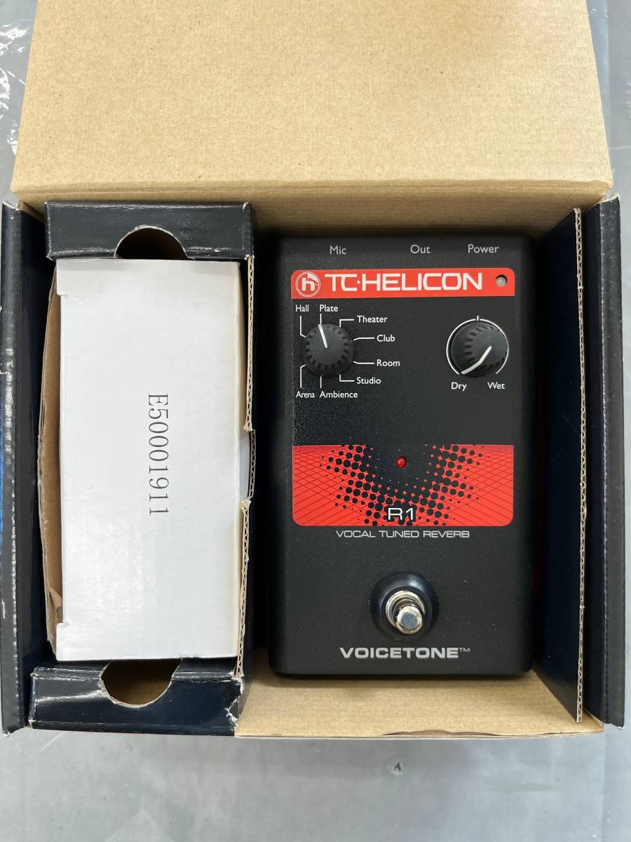 【目立った傷や汚れなし】TC HELICON VoiceTone R1 リバーブ ボーカル用コンパクトエフェクターの落札情報詳細 - ヤフオク ...