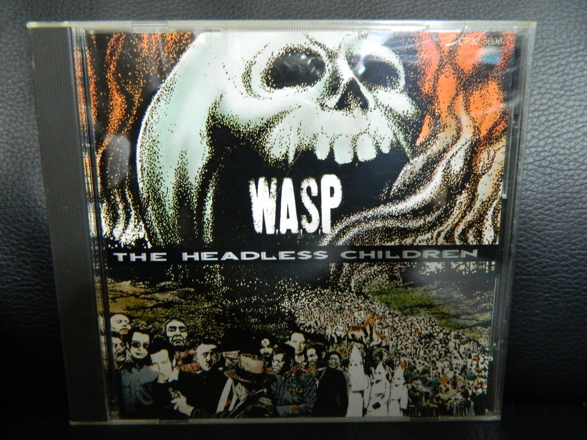 【やや傷や汚れあり】(60) W.A.S.P. / THE HEADLESS CHILDREN 日本盤 ジャケ、日本語解説 経年の汚れありの ...