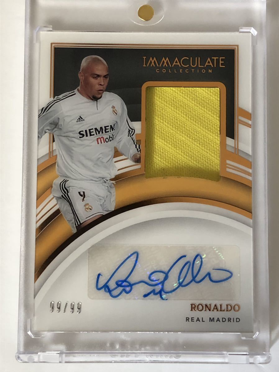 【目立った傷や汚れなし】ロナウド【直筆サイン ラストナンバー】2022-23 Panini Immaculate Collection MA ...