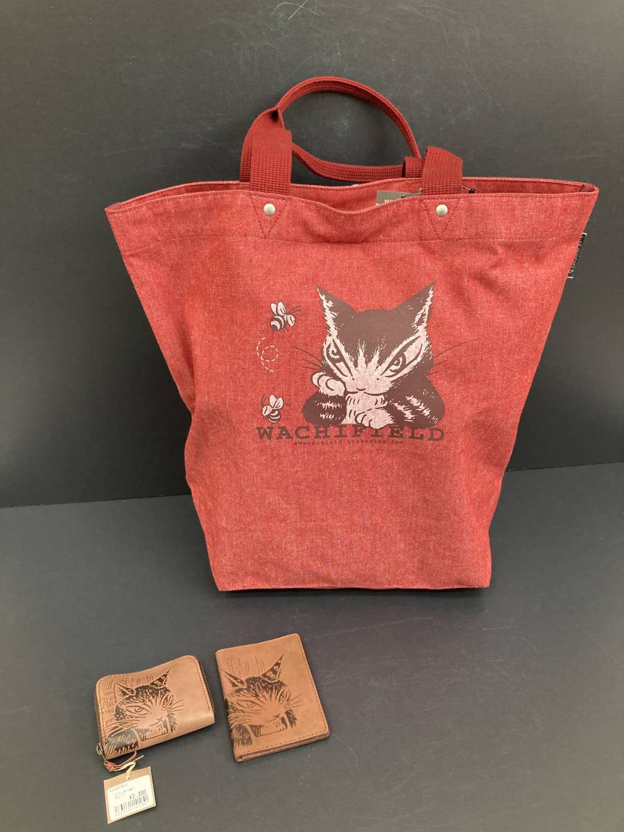 【未使用】わちふぃーるど WACHIFIELD ダヤントートバッグ＆カフェ柄小物セット 230823 03 ☆美品☆ ☆未使用☆の落札情報詳細 ...