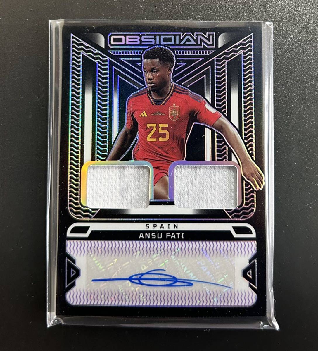 【未使用に近い】2022-23 Obsidian Soccer Ansu Fati FC Barcelona Auto Dual Jersey 50枚限定 Purpleの落札情報詳細 ...