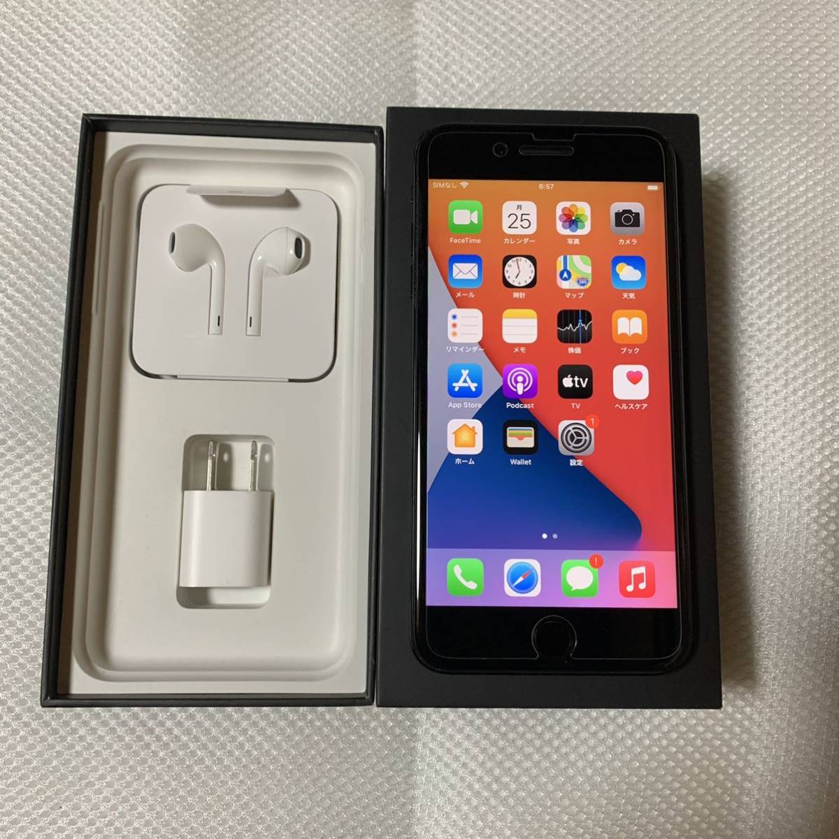 【目立った傷や汚れなし】美品 SIMフリー iPhone7 Plus 128GB ジェットブラック SIMロック解除済 バッテリー容量100% 付属品 送料無料の落札情報詳細 - ヤフオク落札 ...