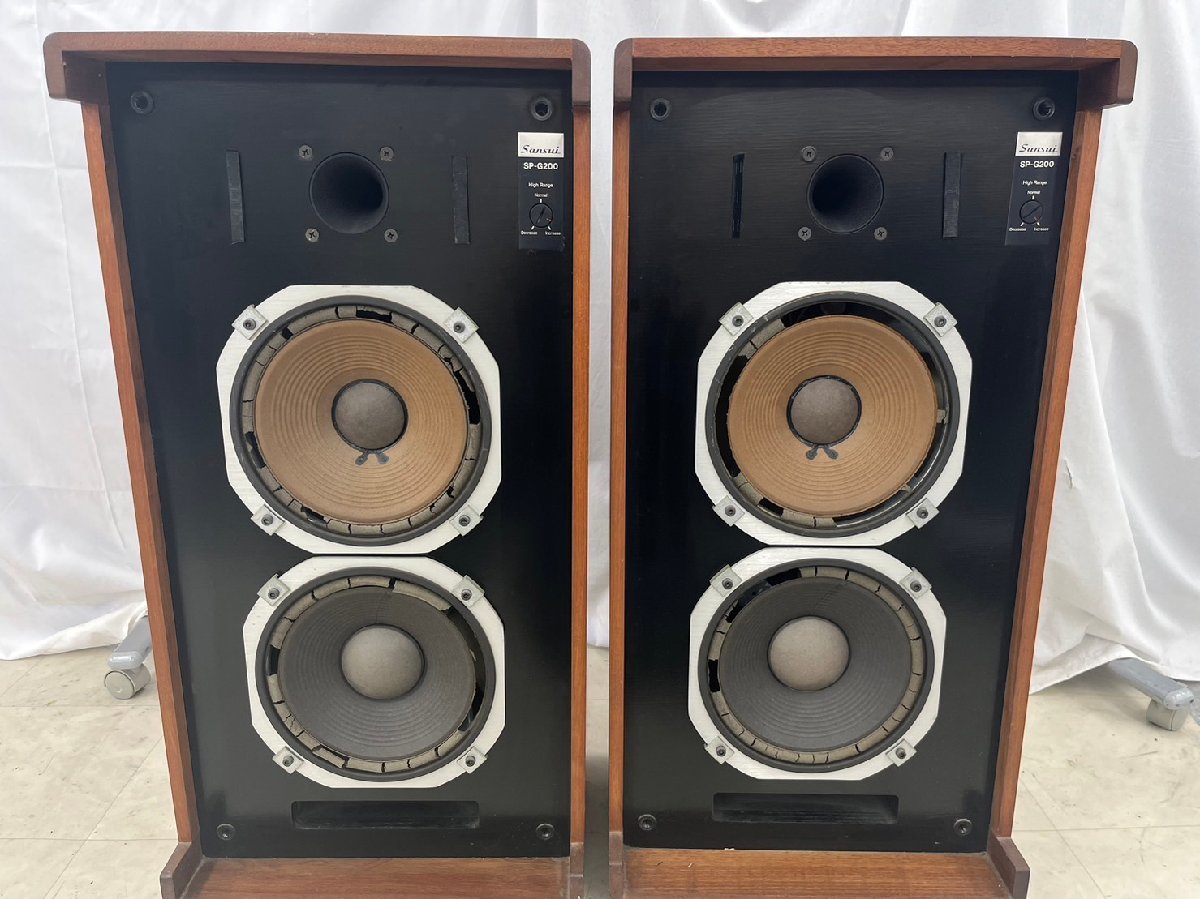 【傷や汚れあり】T3076＊【中古】【2個口】SANSUI SP-G200 サンスイ スピーカーペアの落札情報詳細 - ヤフオク落札価格検索 ...