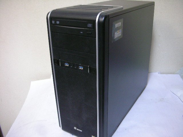 【傷や汚れあり】ex Computer G-GEAR(GIGABITE GA-H97-HD3)Core i7 4790 3.6GHz/32GB ...