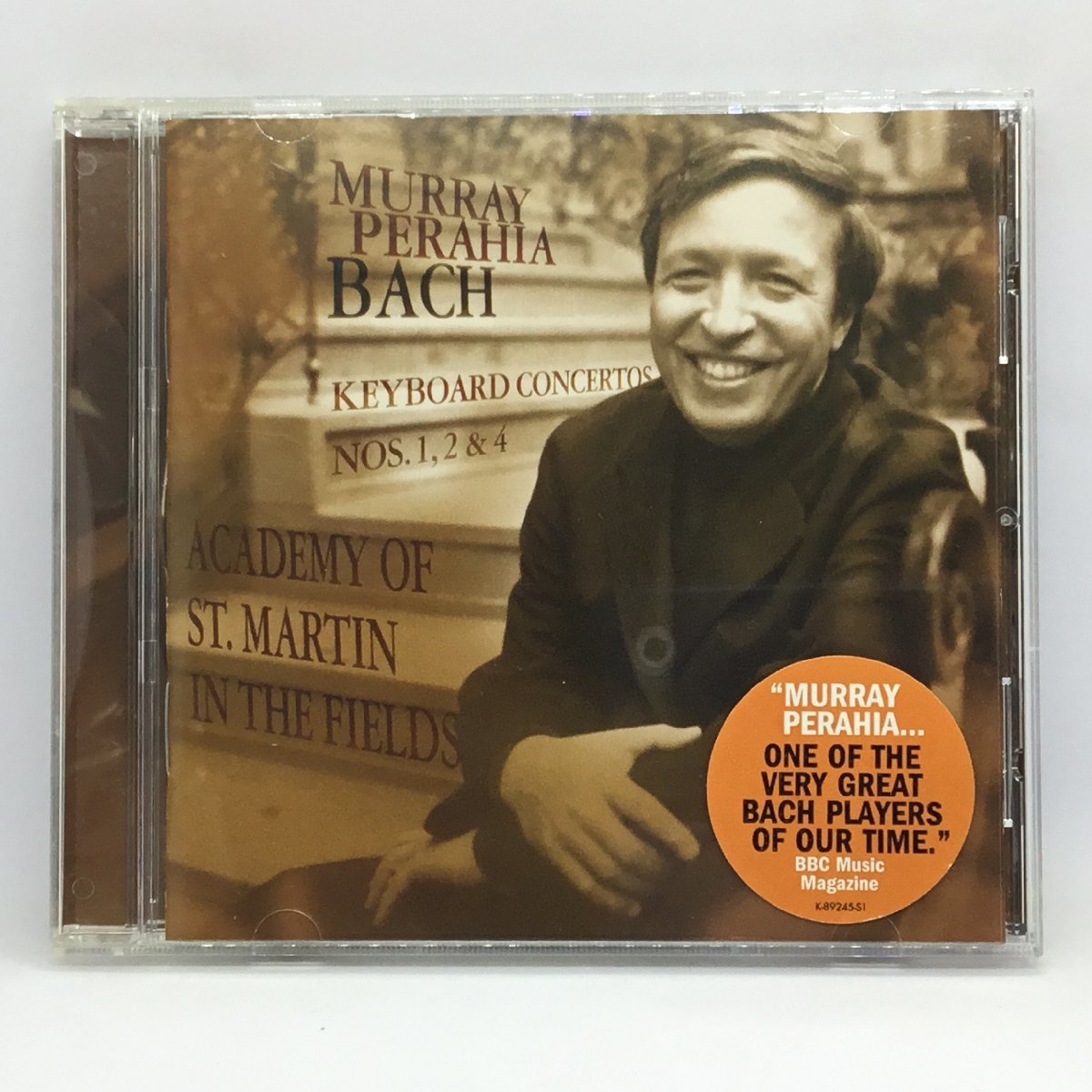 【目立った傷や汚れなし】マレイ・ペライア / バッハ：KEYBOARD CONCERTOS NOS.1,2&4 (CD) SK89245 ...